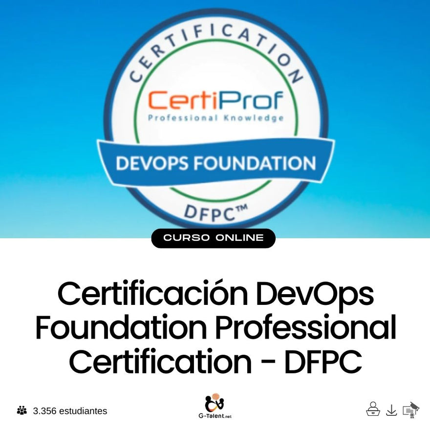 Certificación DevOps Foundation Professional | G-Talent y Certiprof ...
