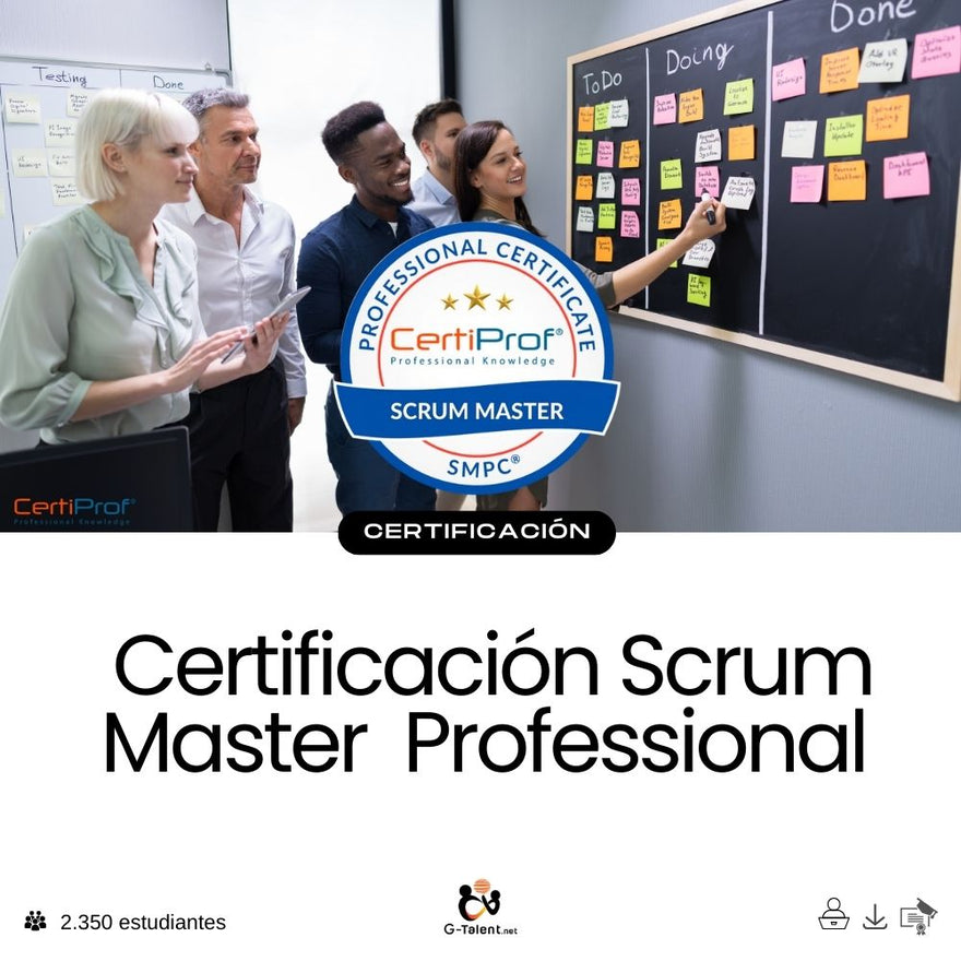 Certificación Scrum Product Owner - SPOPC | G-Talent | Certiprof | G ...